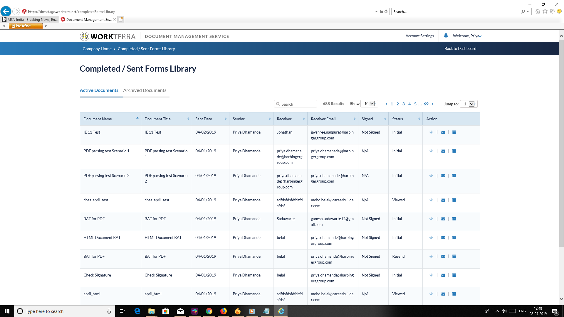 Dms 453 Create Document Template Fields Are Not Populating In Ie